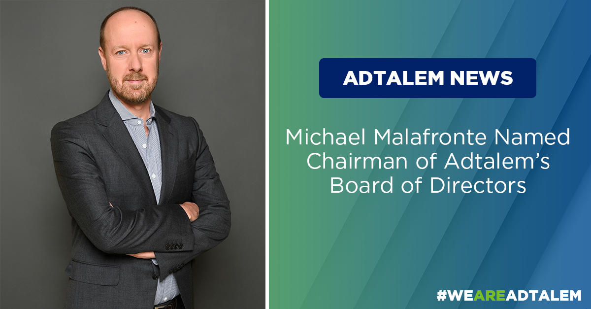 Adtalem Global Education Board of Directors Elects Michael Malafronte as Chairman | Adtalem ...